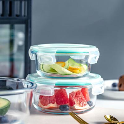 Cina Scatola di pranzo del vetro borosilicato dell'alimento di stoccaggio alta ECO amichevole in vendita