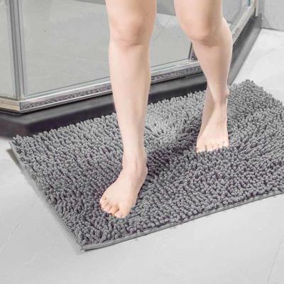 Cina Non bagno lavabile Mat Rectangular Shape della ciniglia di slittamento in vendita
