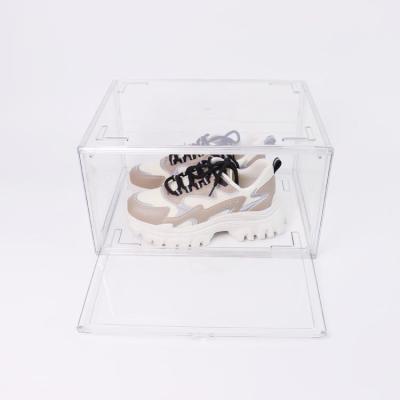 Cina Porta magnetica accatastabile chiaro Shoebox acrilico trasparente in vendita