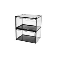 China Magnetic Plastic Acrylic Sneaker Display Case Stackable Transparent for sale