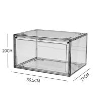 China Magnetic Plastic Acrylic Sneaker Display Case Stackable Transparent for sale