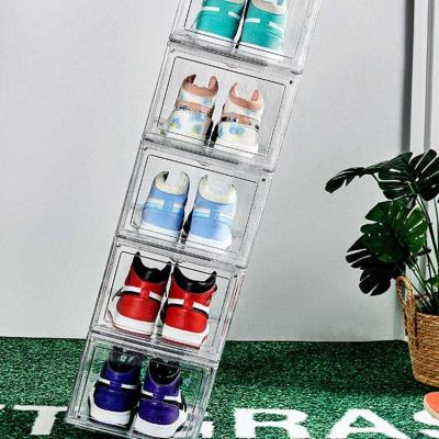 Cina Chiaro contenitore per esposizione acrilico trasparente su ordinazione della scarpa da tennis LUCIDO in vendita