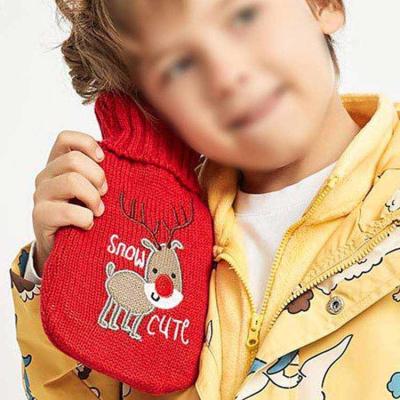 Cina Borsa di acqua di gomma di calore di capacità elevata con la copertura molle eccellente della peluche per caldo in vendita
