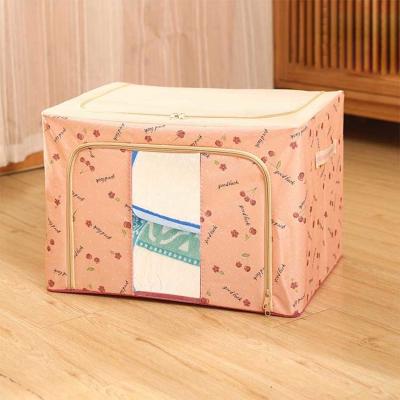 Китай пылезащитный ящик для хранения ткани 100L с крышкой, Stackable тарами для хранения для одежд продается