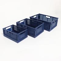 China Odorless Square Plastic Household Storage Containers 34*25.5*13cm Stackable Reusable for sale