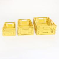 China Multifunctional Kitchen Collapsible Stackable Storage Bins Durable PP Plastic for sale