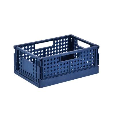 China Practical CE Collapsible Plastic Basket , Multifunctional Foldable Plastic Container for sale
