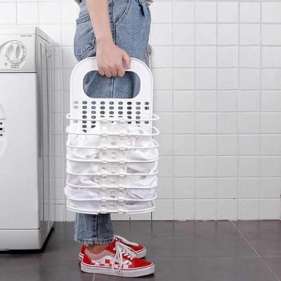 Cina Portatile fissato al muro multifunzionale del bagno del paniere pieghevole impermeabile della lavanderia in vendita