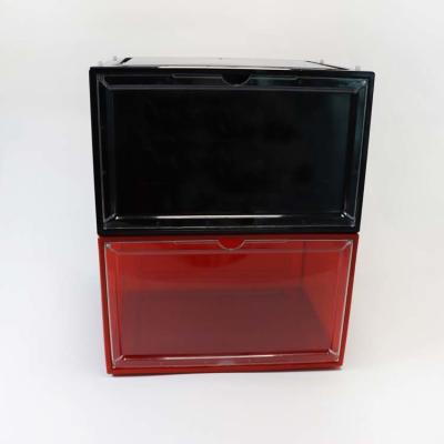 China Caja de zapatos inodora del hogar de Sonsill para transparente apilable del almacenamiento de las zapatillas de deporte en venta
