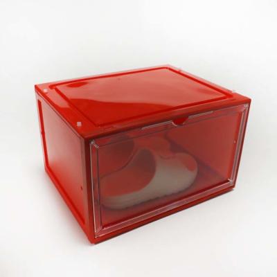 Cina Peso antipolvere di plastica pieghevole 0.9kg del ODM di scatola da scarpe pp della famiglia della doppia porta in vendita