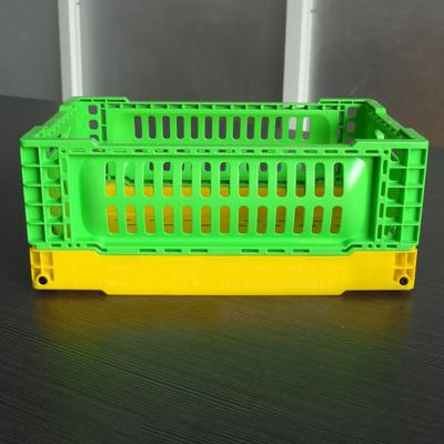 China Vierkant het Krat Smaakloos Huishouden van de Kubuspp Plastic Vouwend Opslag Te koop