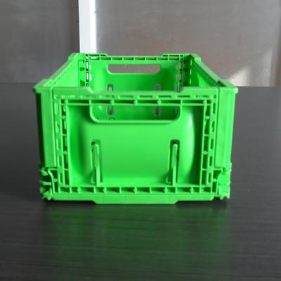 China Rechthoekig Stapelbaar Plastic Vouwend Krat Mini 30x20x12cm Te koop