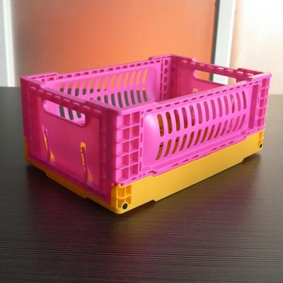 China Zuivel Stapelbare Opvouwbare de Opslagkratten die van Uesful 6kg laden Te koop