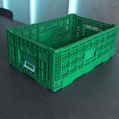 Cina Tipo scaricato materiale uso pieghevole di plastica 600x400x180Mm dei pp della frutta della cassa in vendita
