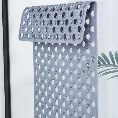 Cina Vasca quadrata Mats For Stand Up Showers dei fori di scolo del silicone in vendita