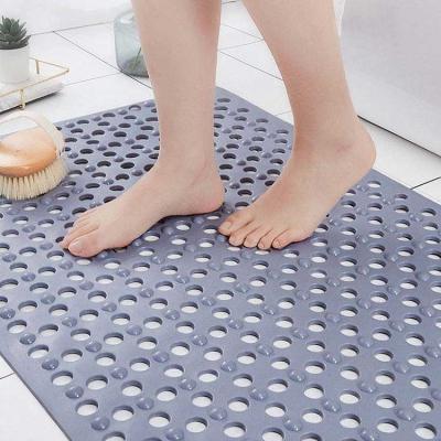 Cina Vasca quadrata Mats For Stand Up Showers dei fori di scolo del silicone in vendita