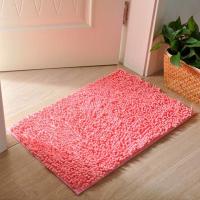 China Custom Chenille Bathroom Mat With Any Pattern Rectangular for sale