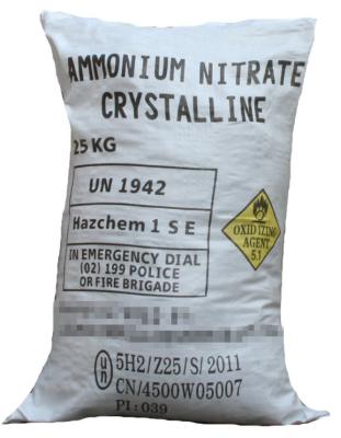 Cina Medical Use Non Coated Ammonium Nitrate Crystals CAN 34% N NH4NO3 in vendita
