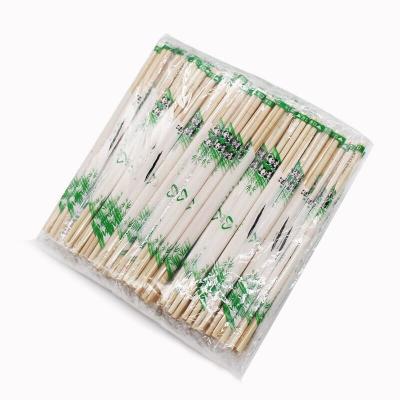 China Giveaways Eco-friendly Round Shape Disposable Bamboo Chopsticks with Customizable Logo and Customer's Requirement for sale