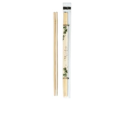 China Customized Logo Round Bamboo Disposable Chopsticks Perfect for Household/Restaurant/Hotel Dining Experience for sale