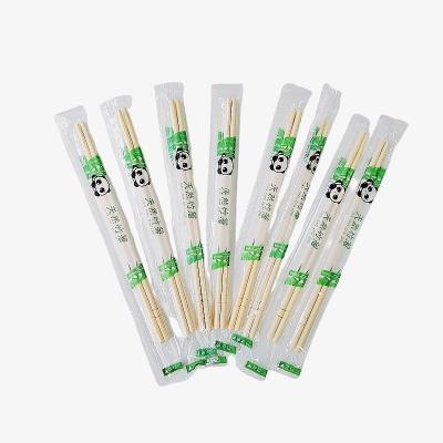 China Customized Personalized Packaging Disposable Chopsticks Hot Round Bamboo Chopsticks in 100% Natural Color for Bulk Orders for sale