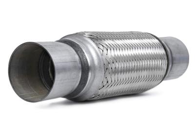 China 2.5“ X 8“ 12“ Lengte over alles 201 Roestvrij staaluitlaat Flex Pipe For Automobile Aftermarket Te koop