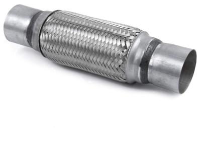 China Op zwaar werk berekende Ss 430 Dubbele Gevlechte Uitlaat Flex Pipe 2,25 Te koop