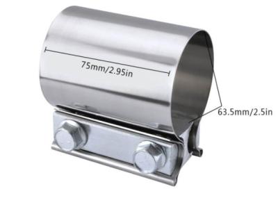 China ISO 2.0 Inch 304 Ss Exhaust Clamps Pipe Butt Joint for sale