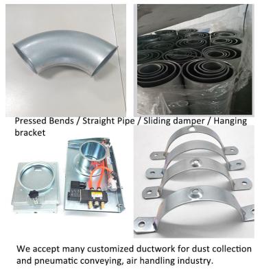 Cina Serratura di leva del carbonio 80mm Ring For Industrial Ducting in vendita
