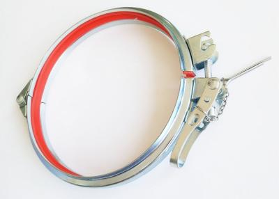 Cina Ring Round Adjustable Galvanized Steel preme per il sistema di raccolta polvere a 6 pollici in vendita
