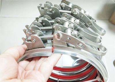 Cina Ring Round Adjustable Galvanized Steel preme per il sistema di raccolta polvere a 6 pollici in vendita