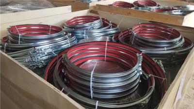 Cina Ring Round Adjustable Galvanized Steel preme per il sistema di raccolta polvere a 6 pollici in vendita