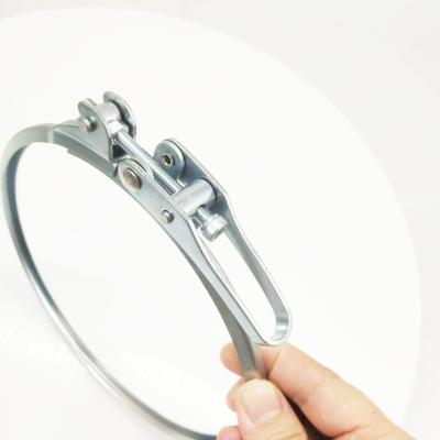 Cina 160mm ha galvanizzato la tirata esile regolabile Ring Carbon With Lever Fasteners dei morsetti d'acciaio in vendita