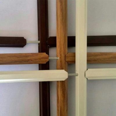 China Decorative Georgian Bar Double Glazing Window with 8*18 Modern Design Style Aluminum for sale