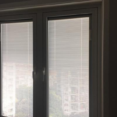 China Multi-Size Selection Aluminium Shutters for Insulating Glass Vertical Opening Pattern for sale