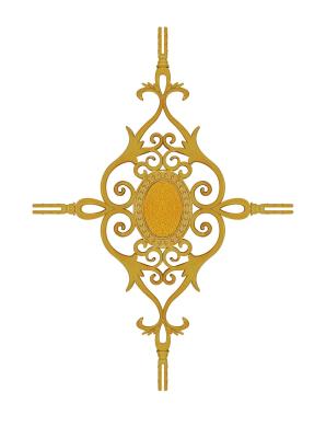 Cina Vetro isolante 8*26 mm Decorativo Molte specifiche e colori Griglia Bar Bar georgiano Fiore di finestra in vendita