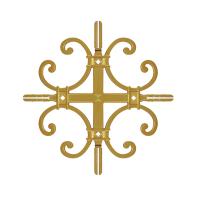 China Insulating Glass and Window Function Mediation Gorgeous Electroplating Plastic Flower for sale
