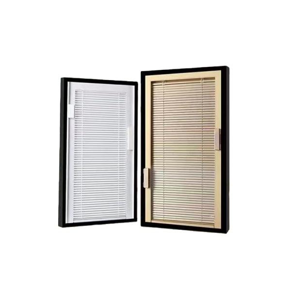 Quality Modern Style Double Glazed Minetal Window with Integral Blinds Between Glass for sale