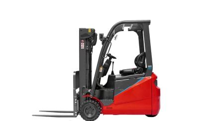 Cina Camion elettrico a tre ruote a pneumatici solidi da 1,2 tonnellate con mastello di sollevamento a tre livelli e caricabatterie integrata in vendita