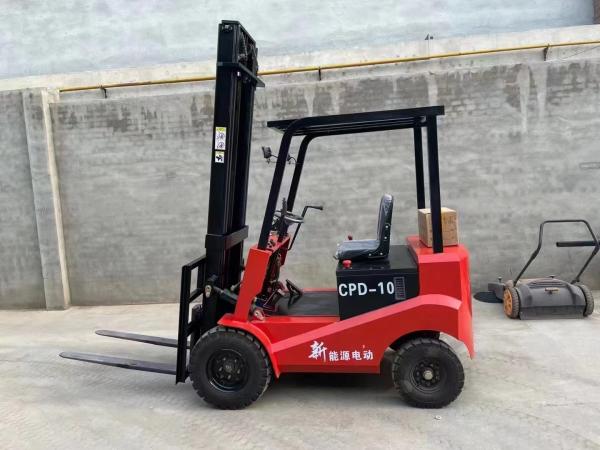 Quality 1 Ton Electric Forklift Lift Three Meters Warehouse Logistics Handling Belt for sale