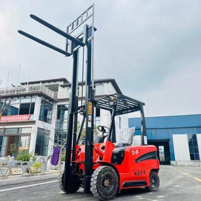 Cina Cina Nuovi carrelli elevatori elettrici a quattro ruote carrello elevatore elettrico da 1,5 tonnellate autocaricabile multifunzione batteria di magazzino batteria di carrello elevatore in vendita