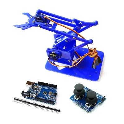 China 4 Degree of Freedom Plastic Material Diy Robotic Arm for Arduino Starter Kit for sale