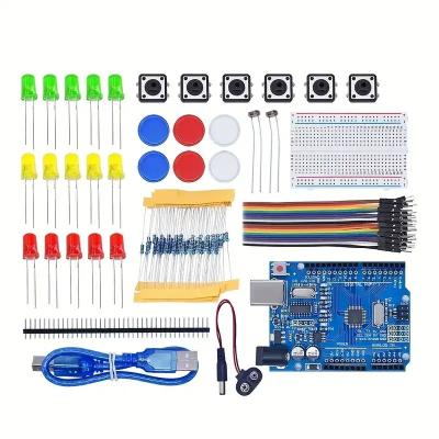 China Chengsuchuang LED DIY Basic Circuit Board Kit for Arduino Uno R3 for sale