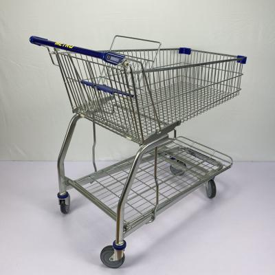 Cina Carrello galvanizzato di acquisto del metallo della ruota di Travellator dei carrelli del supermercato in vendita