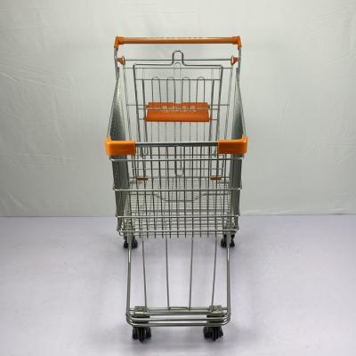 Cina Carrello convenzionale asiatico del magazzino del supermercato della catena del carretto del metallo di stile 125L con l'alto volume di vendite in vendita