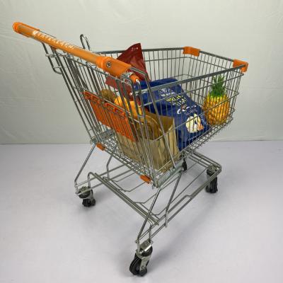 Cina Carrello convenzionale asiatico del magazzino del supermercato della catena del carretto del metallo di stile 125L con l'alto volume di vendite in vendita