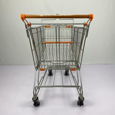 Cina Carrello convenzionale asiatico del magazzino del supermercato della catena del carretto del metallo di stile 125L con l'alto volume di vendite in vendita