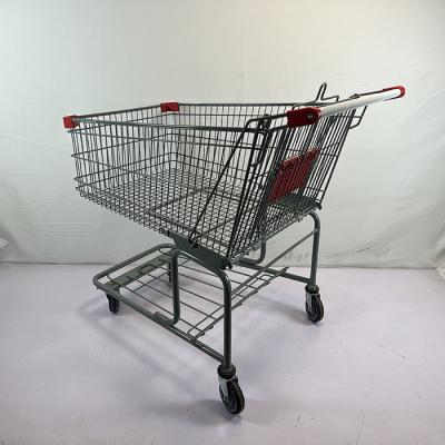 중국 파우더 코팅 300L 슈퍼마켓 쇼핑 트롤 미국 스타일 판매용