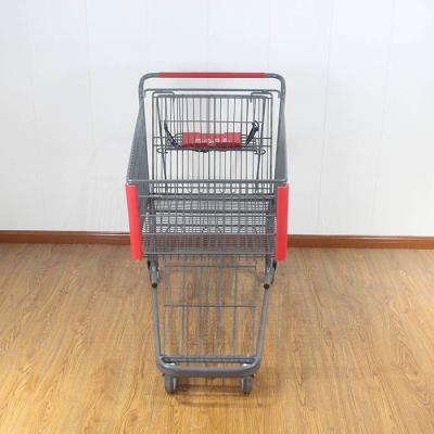 Cina 180L negozio generale Supermercato carrelli di supermercato di stile americano carrello di shopping in vendita
