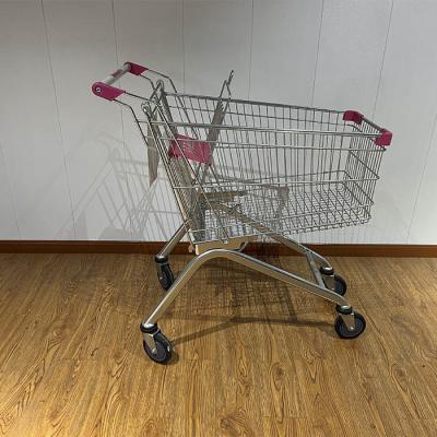 중국 125L 소매 CE 인증 엘리베이터 휠 스틸 확장 쇼핑 카트 판매용